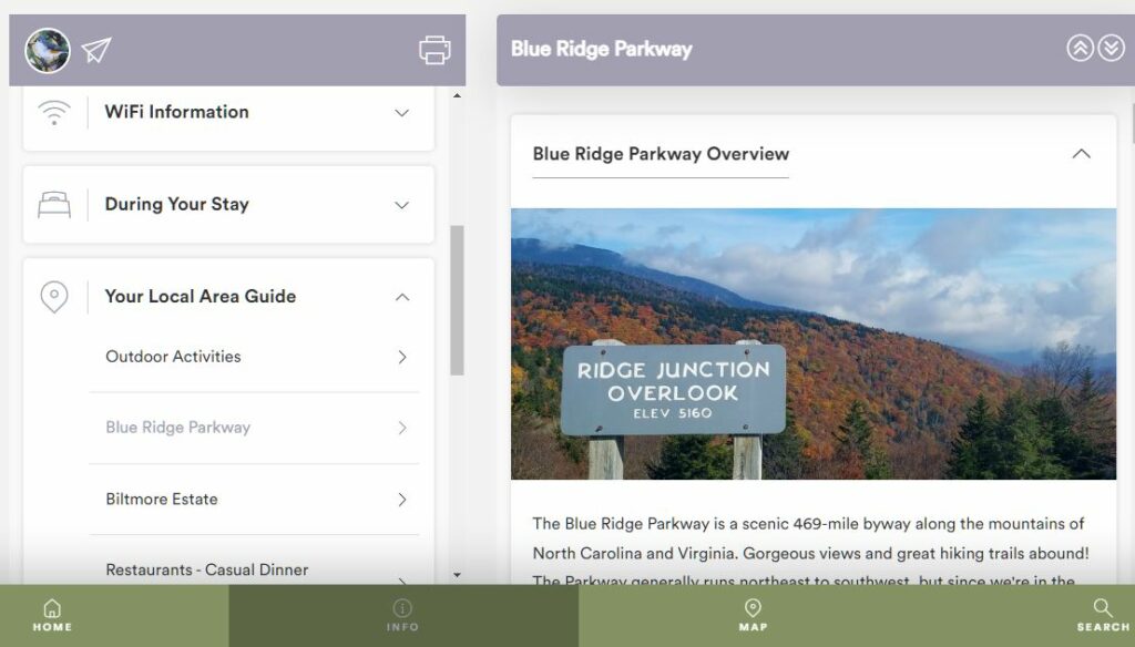 Our Touch Stay Digital Guidebook for Guests